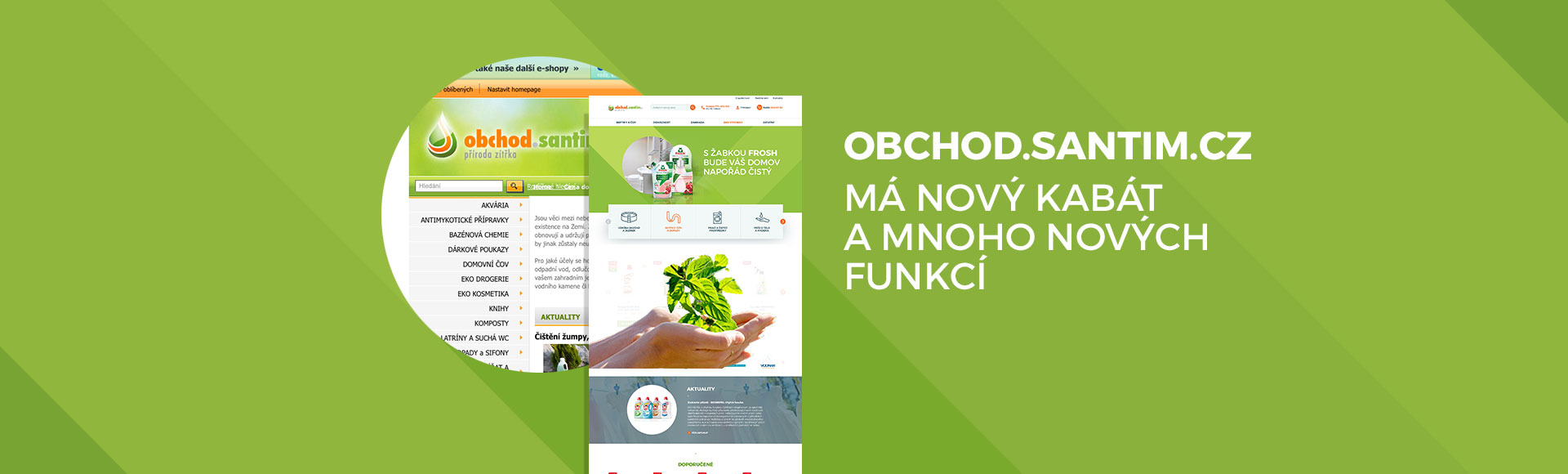 Obchod santim příroda zítřka